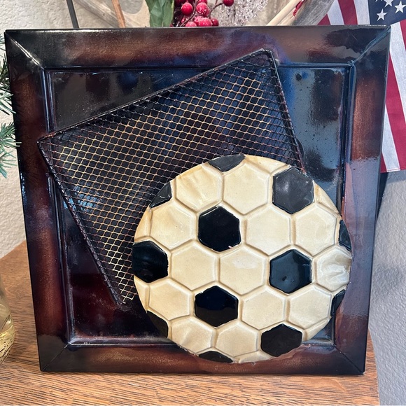 Wall Decor | Wall Decor Soccer Metal Wall Art | Poshmark